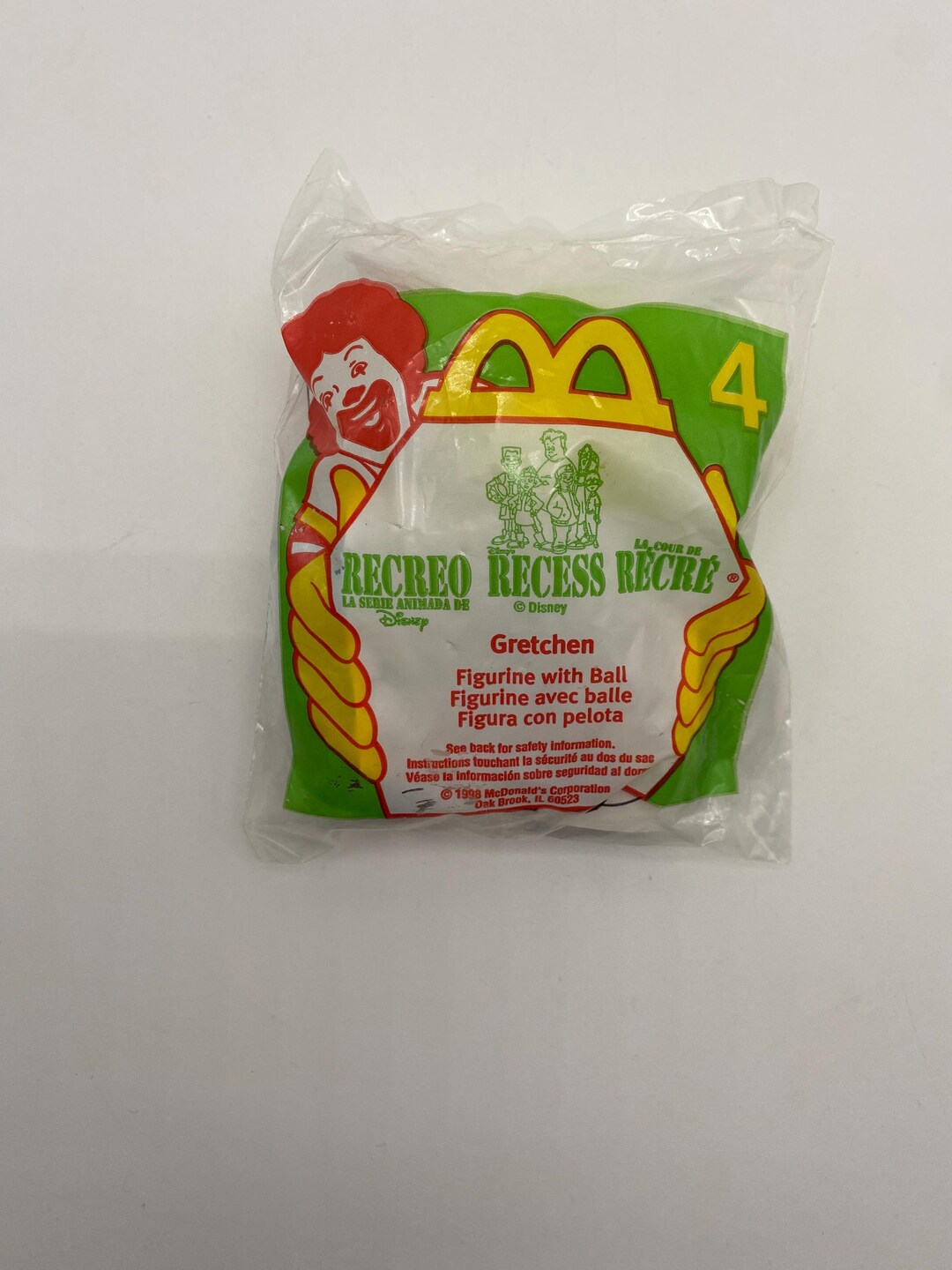 1998 Mcdonald's Disney Recess Gretchen Figurine With Ball Happy Meal ...