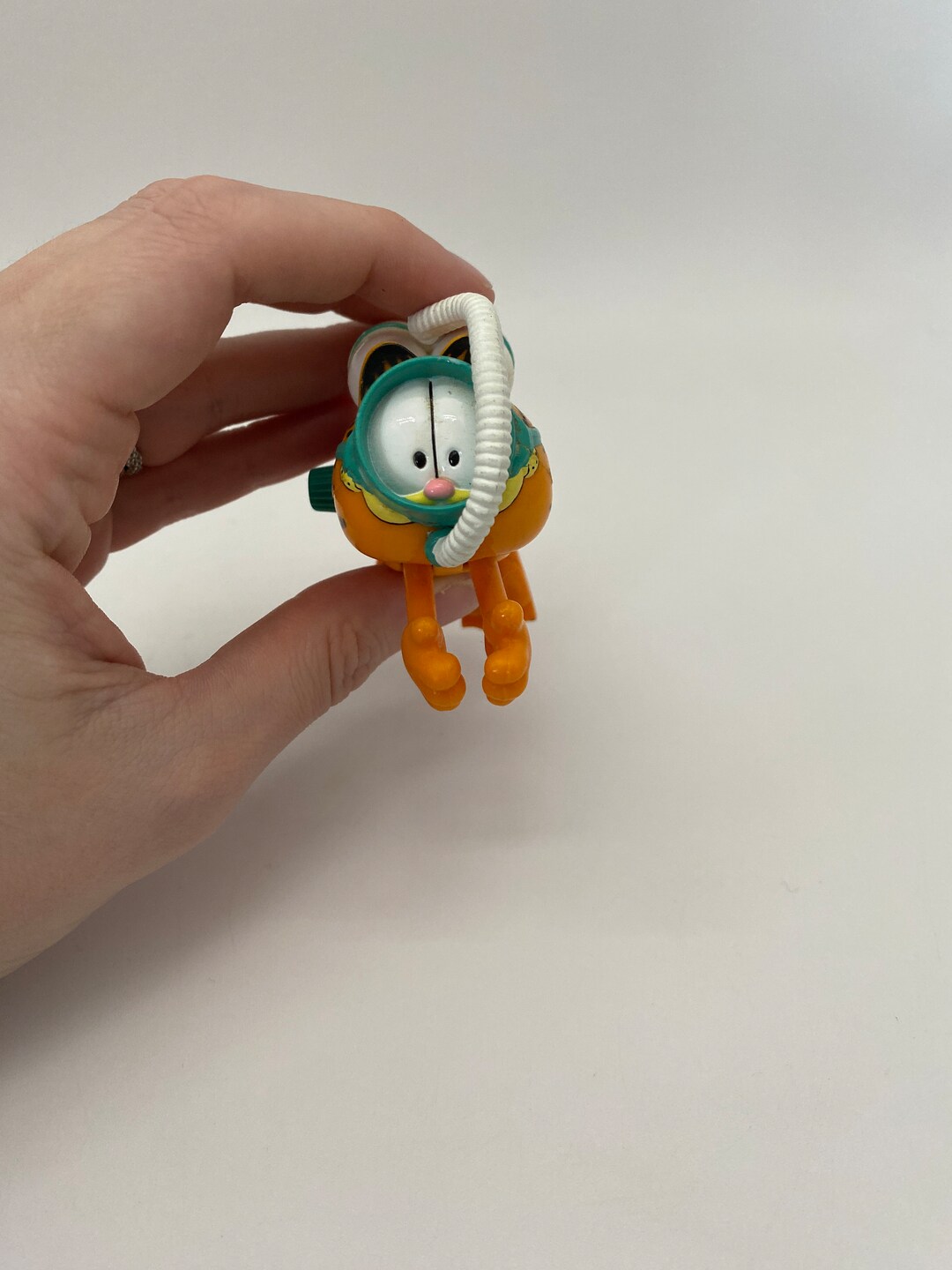 Vintage Garfield Scuba Diver Wind up Toy - Etsy