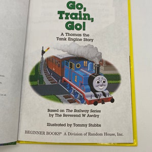 Thomas & Friends Go Train Go Book - Etsy
