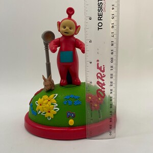 Vintage Teletubbies Po Plastic Animated Coin Bank - Retro Collectible ...