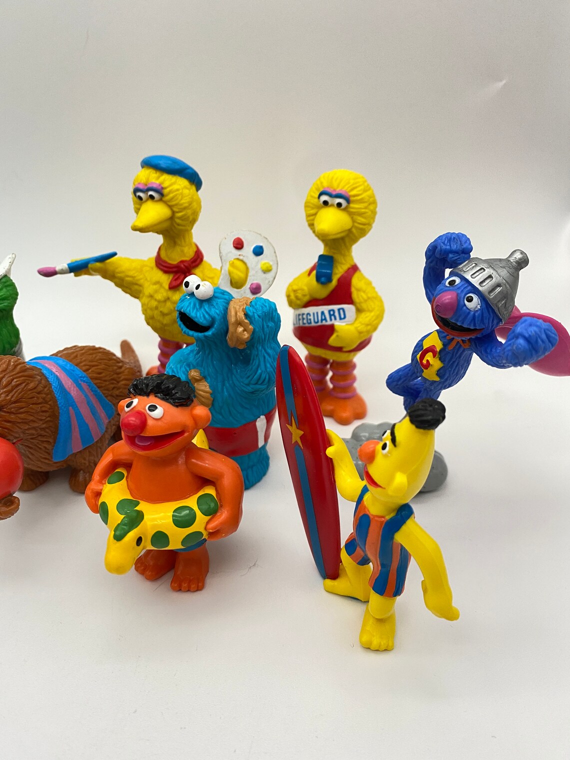 Vintage 80s Applause Sesame Street Figurines Sesame Street | Etsy