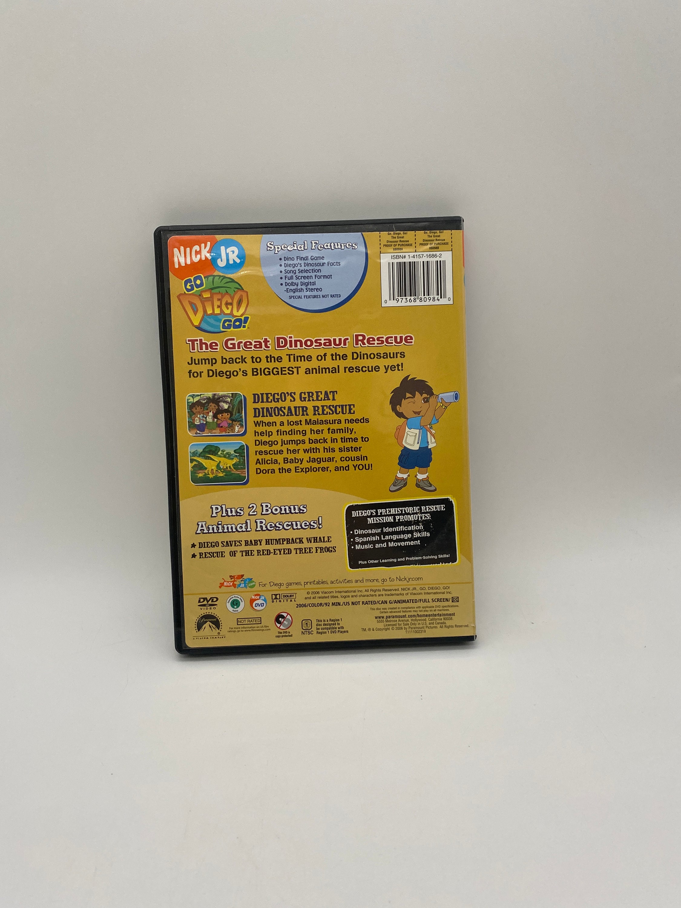 Go Diego Go The Great Dinosaur Rescue Dvd