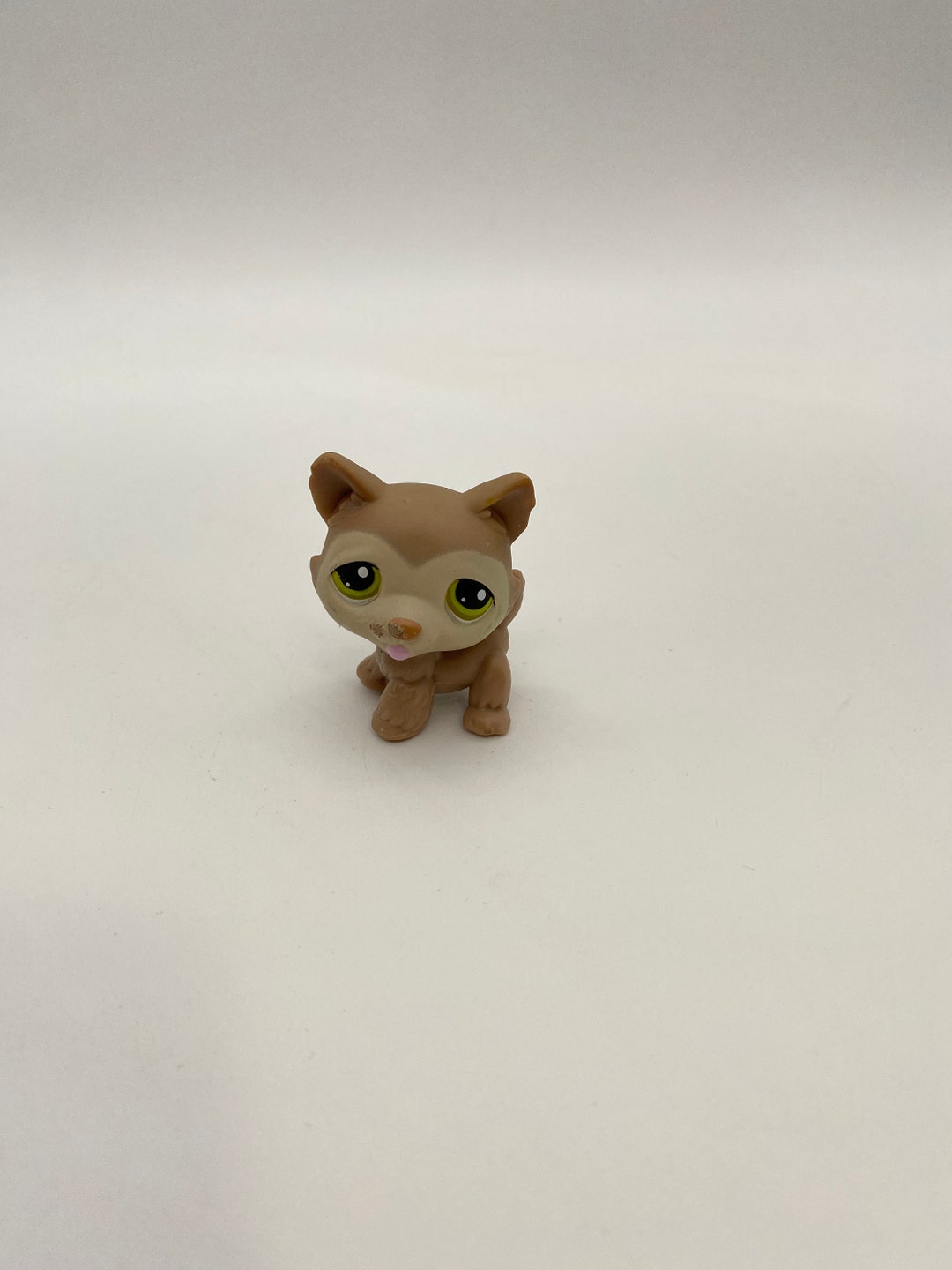 Littlest Pet Shop LPS 2006 Brown Husky Dog Wolf 358 Collectors Toys ...