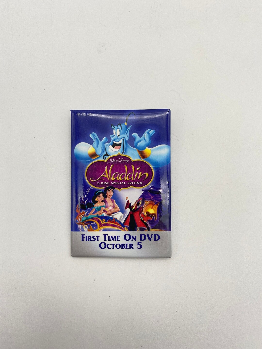 Disney Aladdin Special Edition DVD Movie Release Button Pin Disney Pins ...