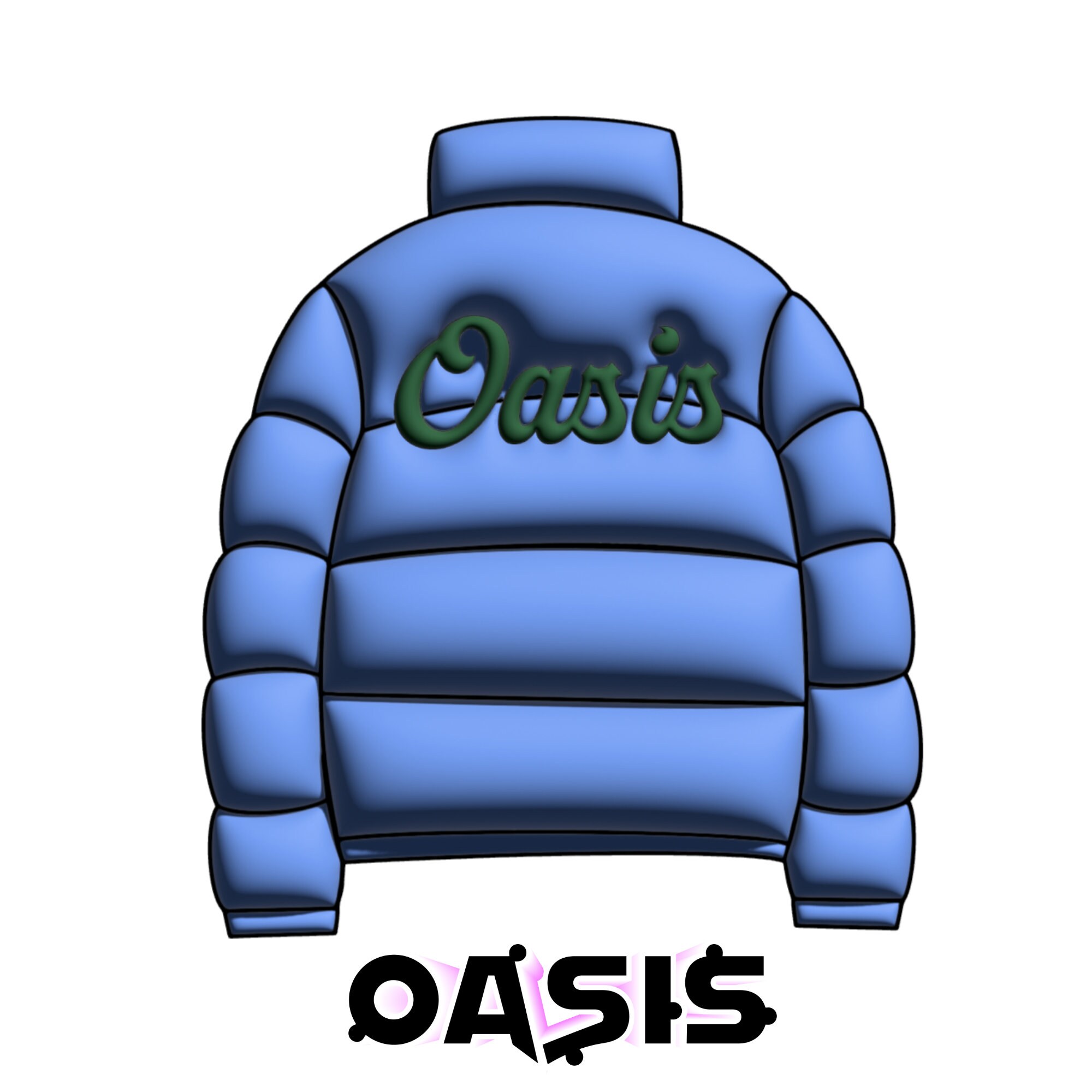 Puffer Jacket Mockup, Puffer Coat Mockup, Streetwear Vector Mockups for ...