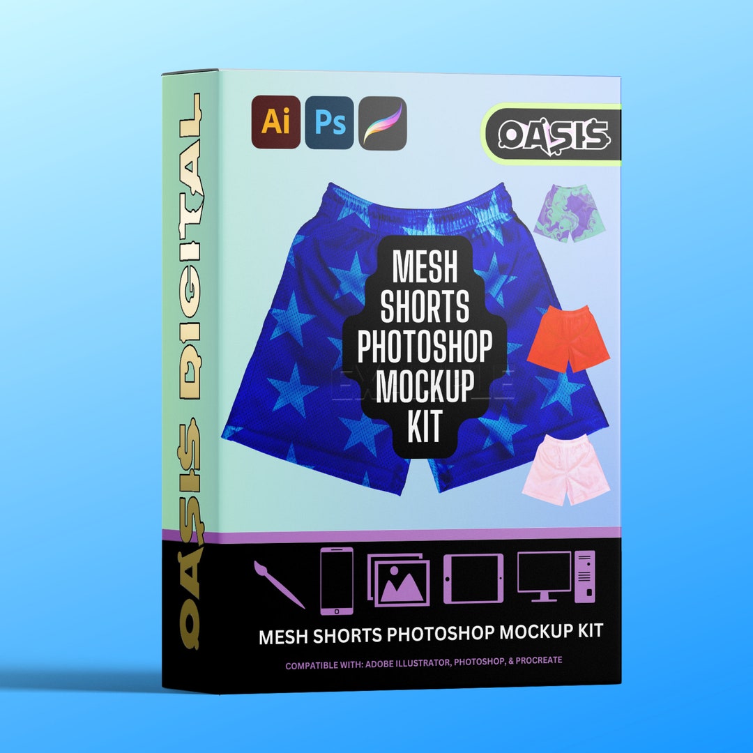 Mesh Shorts Mockup, Mesh Shorts Mock Ups, Black Mesh Shorts Mockup ...