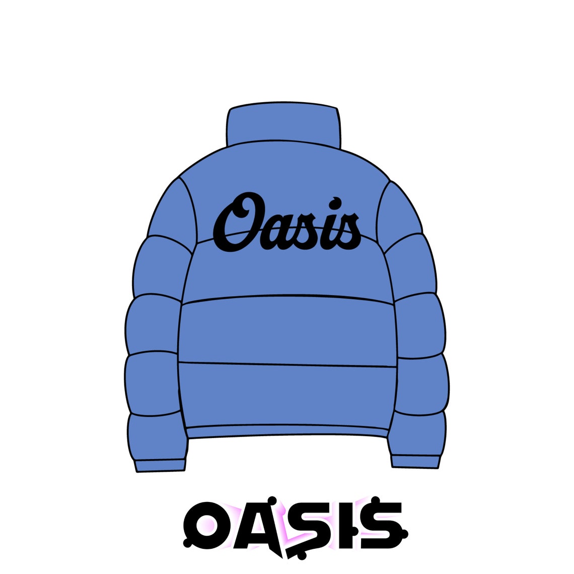 Puffer Jacket Mockup, Puffer Coat Mockup, Streetwear Vector Mockups for ...