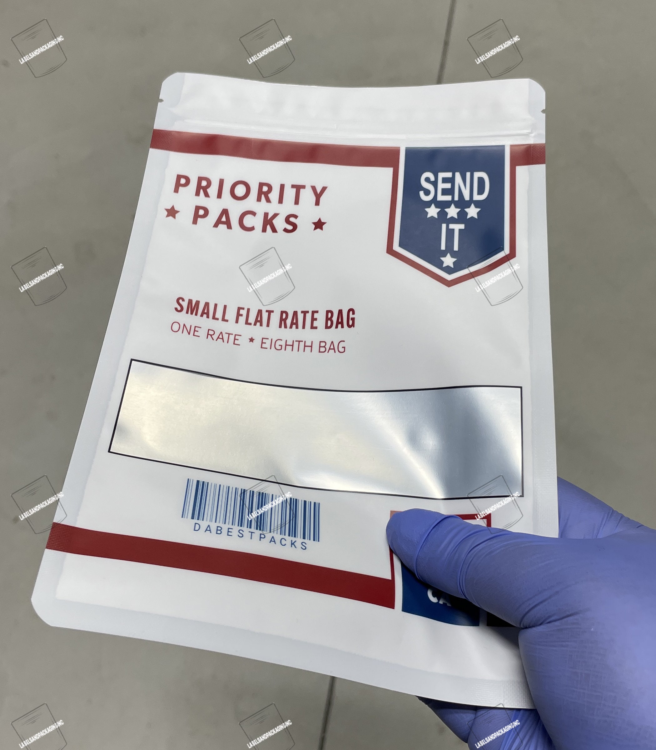 Priority Pack 1 OZ Mylar Design Zip Lock Food Storage Bags Smell Proof ...