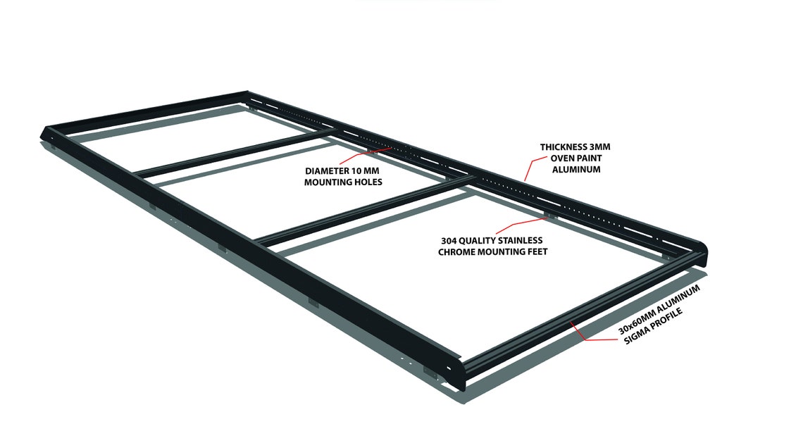Promaster-boxer-relay-jumper Roof Mount Kit | Roof Rail Kit | Roof ...