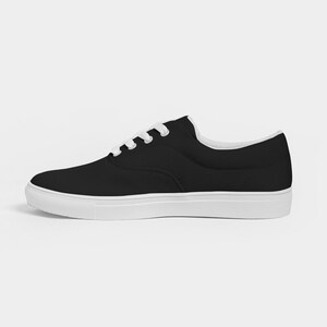 Two Tone Shoes Half Black Half White Shoes Sneakers Split Color Black ...