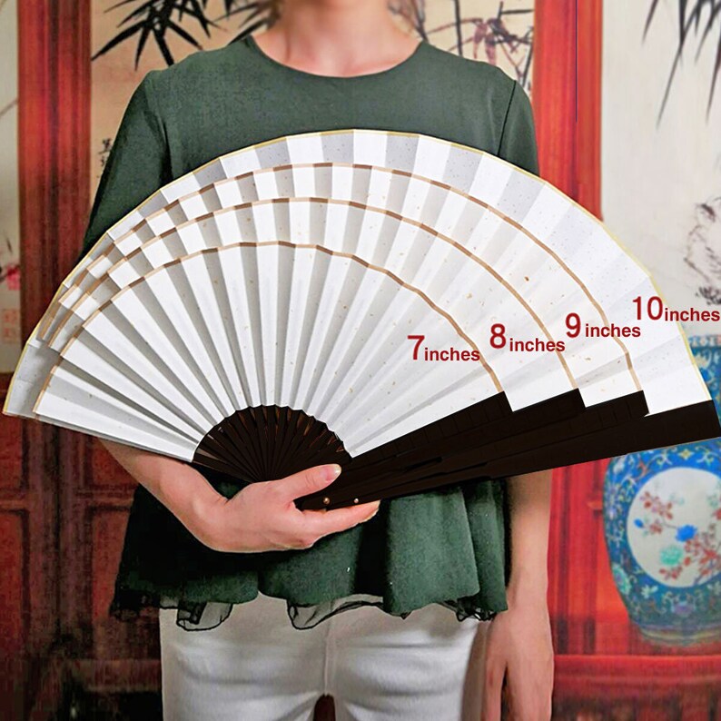 Kitsune Spun Silk Fan Black Nine Tailed Fox Kami Inari - Etsy