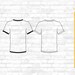 T-shirt Outline Svg T Shirt Template SVG Tshirt Vector - Etsy