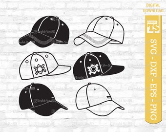 Baseball Hat Clipart SVG Cut File Baseball Cap Svg Cap Svg - Etsy