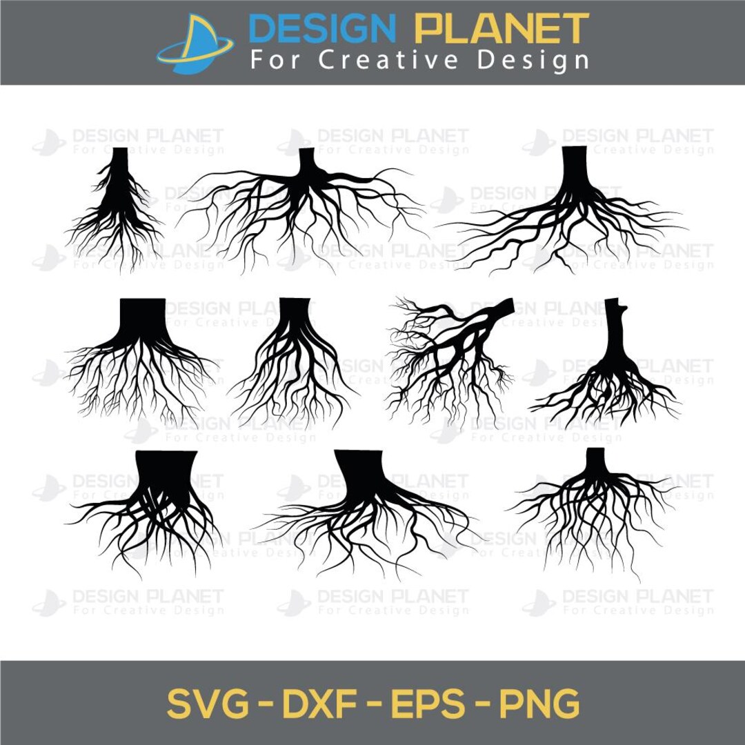 Root Svg, Roots Svg, Tree Roots Svg, Tree, Tree Lover, SVG, Ai, Pdf ...