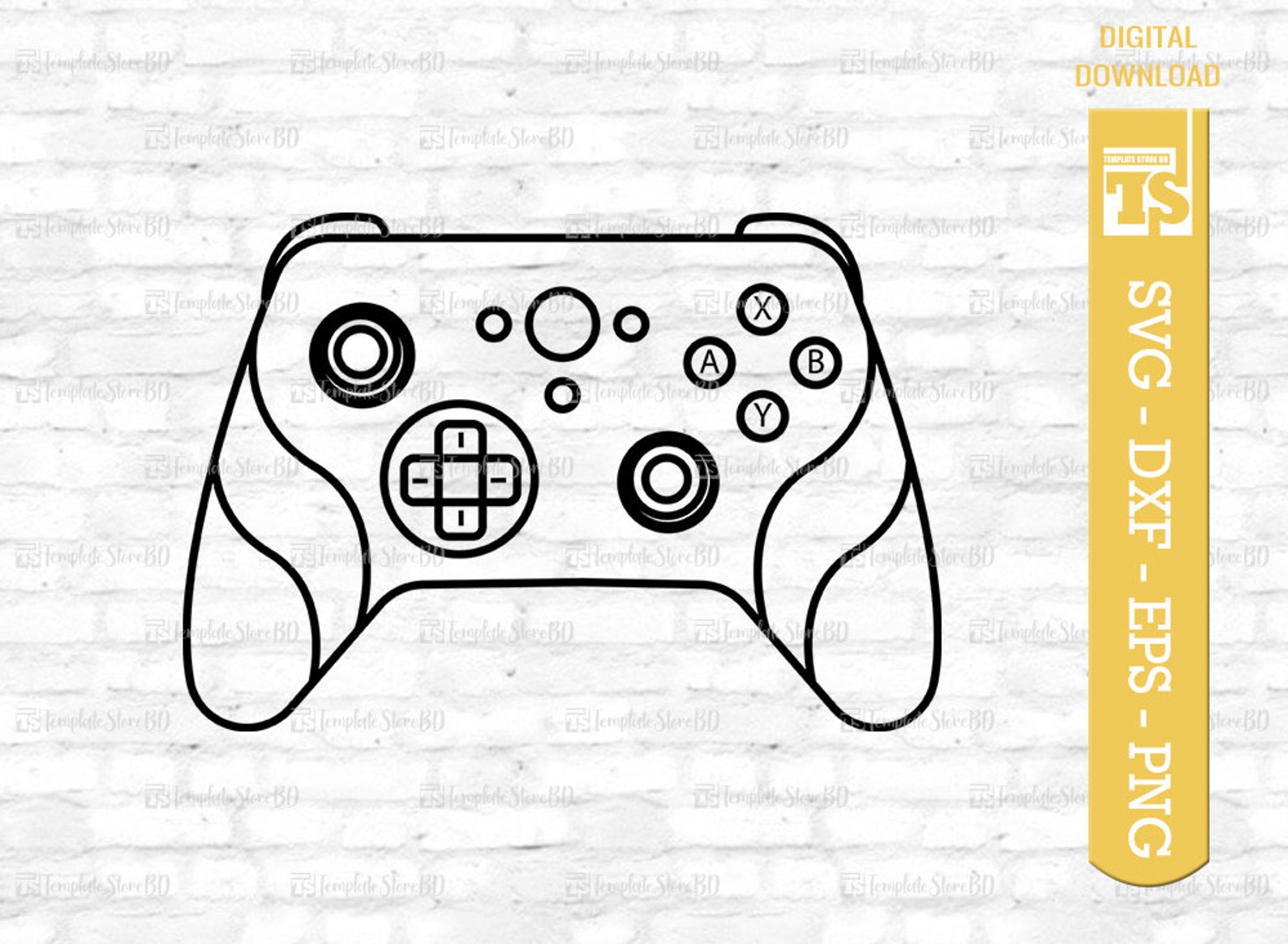 Gamer Controller Outline SVG, Gamer Svg, Video Game Svg, Gamer ...