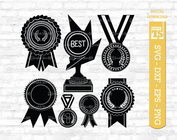 Medal Award SVG Medal Icon Svg Medal Svg Award Svg Medal | Etsy