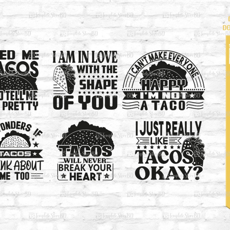 Funny Taco Sayings - Etsy