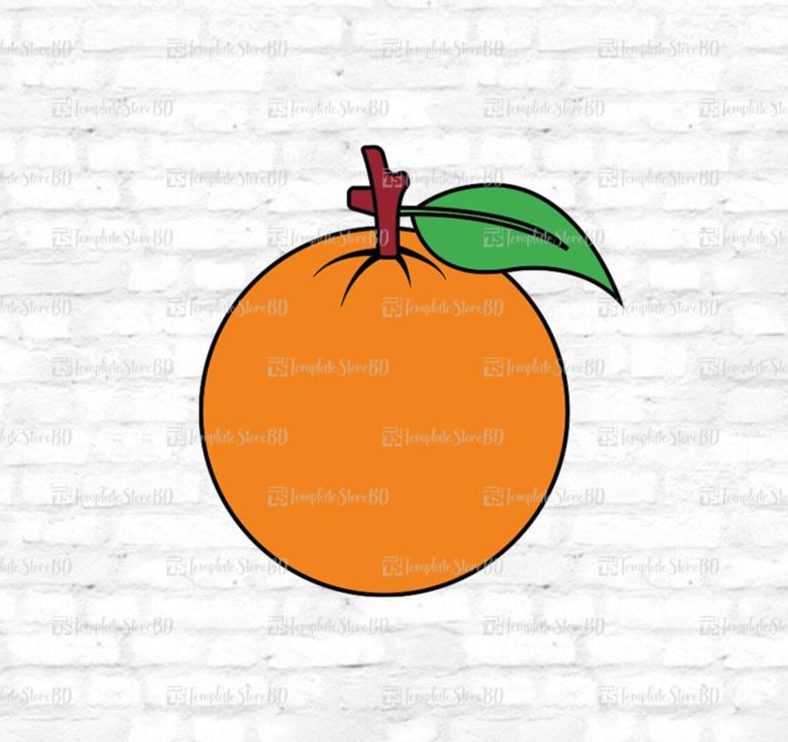 Orange SVG, Orange Clipart, Fruits Svg, Orange Slice Svg, Lemon Svg ...
