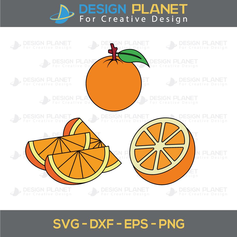 Orange SVG, Orange Clipart, Fruits Svg, Orange Slice Svg, Lemon Svg ...