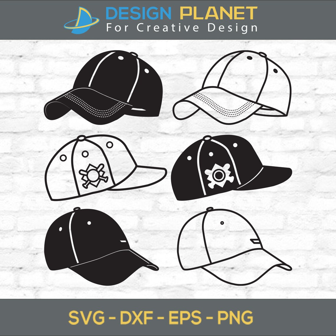 Baseball Cap SVG, Baseball Cap SVG Bundle, Baseball Cap Clipart ...