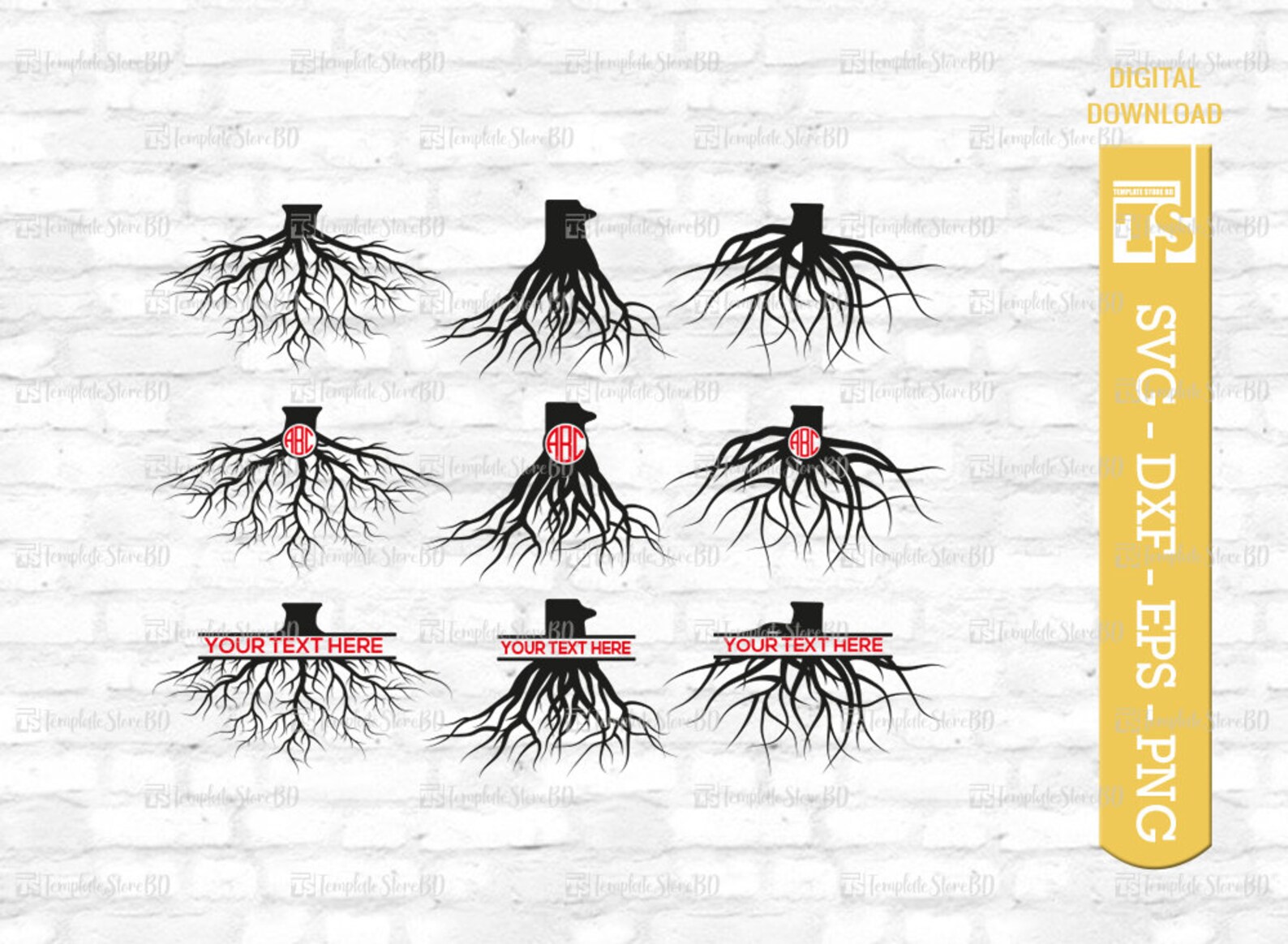 Tree Root SVG Cut File | Ground Your Roots Svg | Roots | Plant Roots ...
