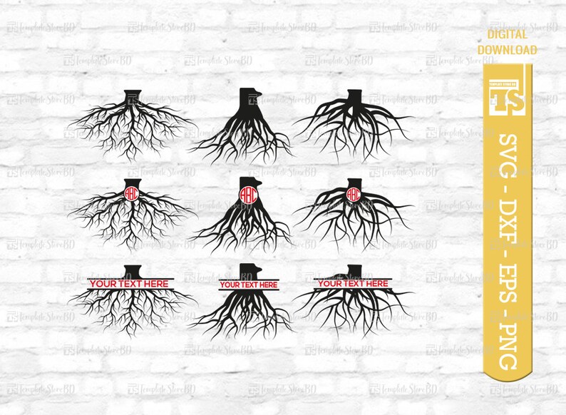 Tree Root SVG Cut File | Ground Your Roots Svg | Roots | Plant Roots ...