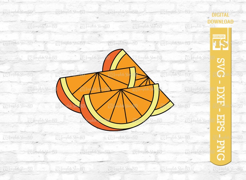 Orange SVG Orange Clipart Fruits Svg Orange Slice Svg - Etsy