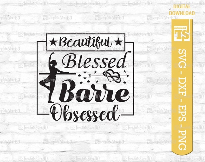 Barre Svg, Barre Clipart, Barre Typography, Barre T-shirt Design, Barre ...