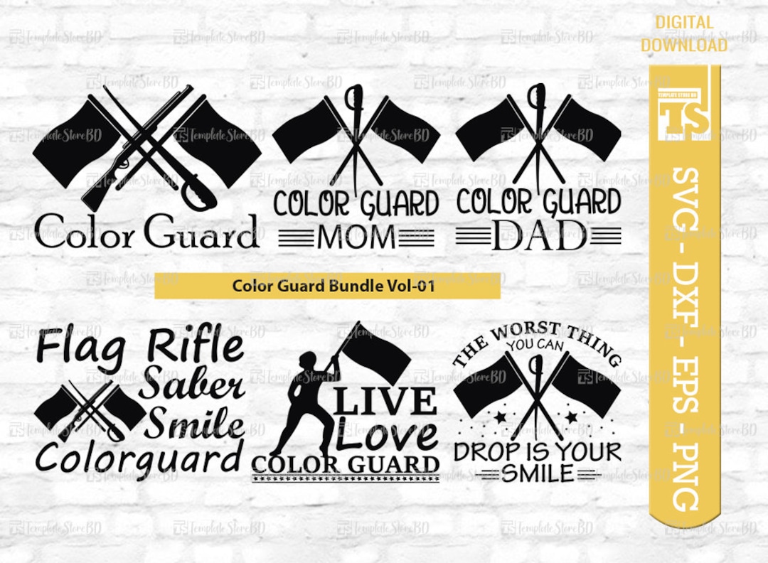 Color Guard Quotes Bundle Color Guard Mom Svg Color Guard Svg Color ...