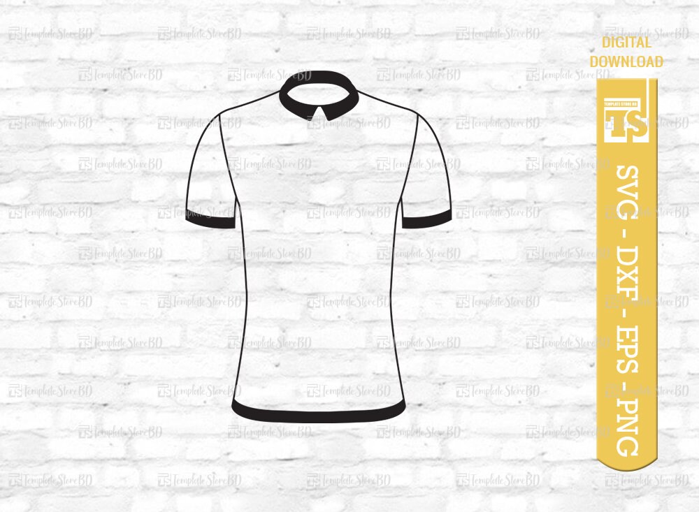 T-shirt Outline Svg, T Shirt Template SVG, Tshirt Vector Outline Svg ...