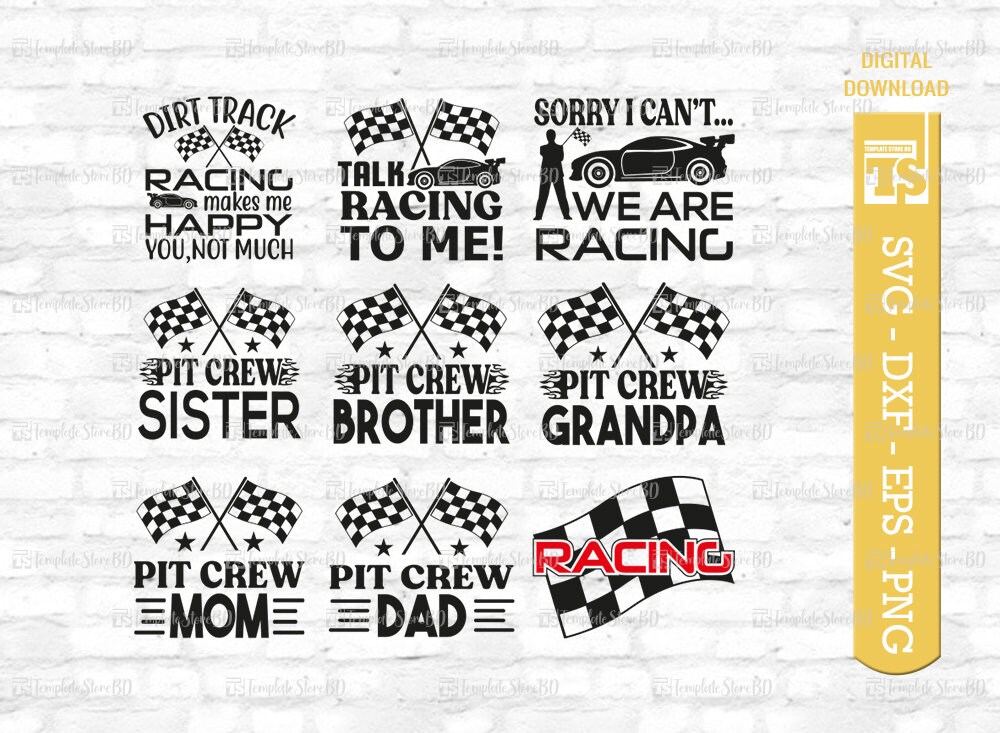 Racing SVG Bundle, Racing Svg, Racing Sayings Svg, Car Racing Quote SVG ...