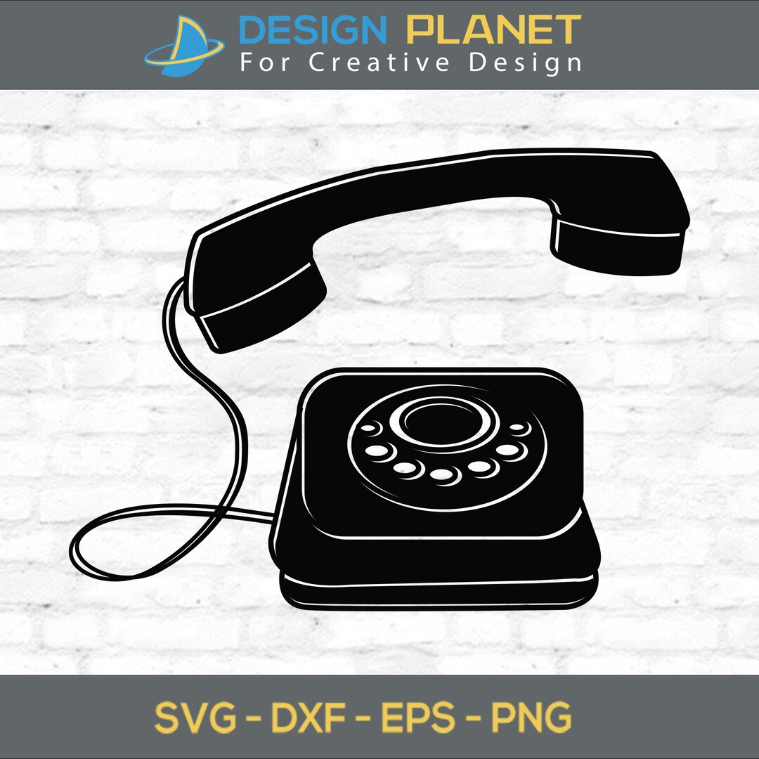 Vintage Telephone SVG, Vintage Vector, Vintage Clipart, Vintage ...