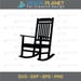 Porch Rocking Chair SVG, Chair SVG, Rocking Chair SVG, Rocking Chair ...