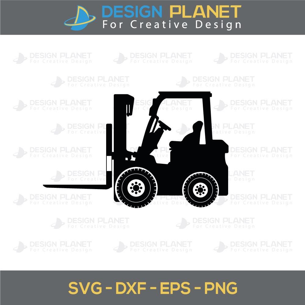 Fork Truck Svg, Forklift Png, Forklift Clipart, Forklift Monogram ...