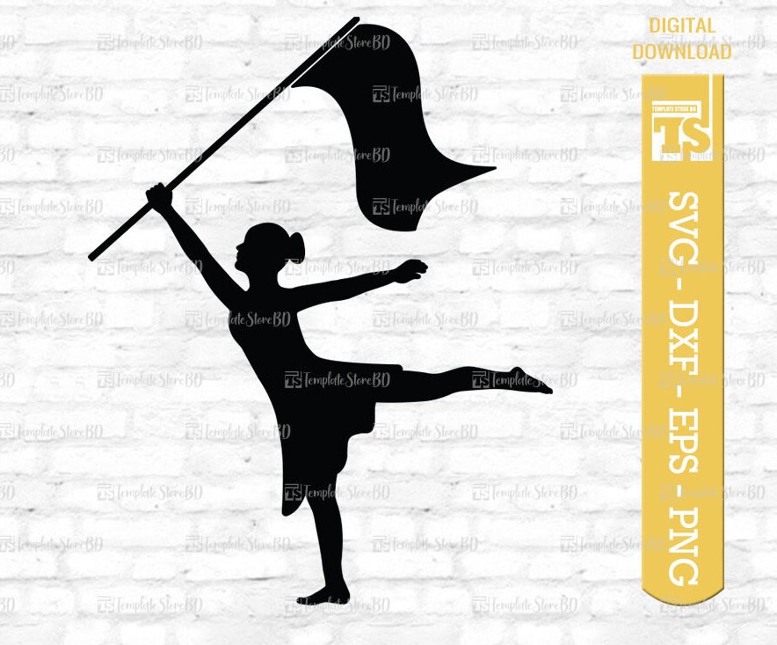 Color Guard Flags Svg Color Guard Svg Marching Band - Etsy
