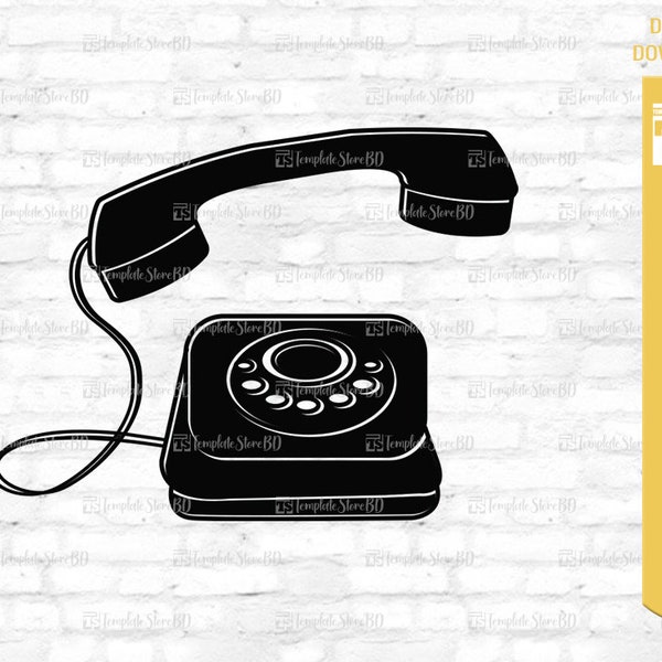 Telephone Svg - Etsy