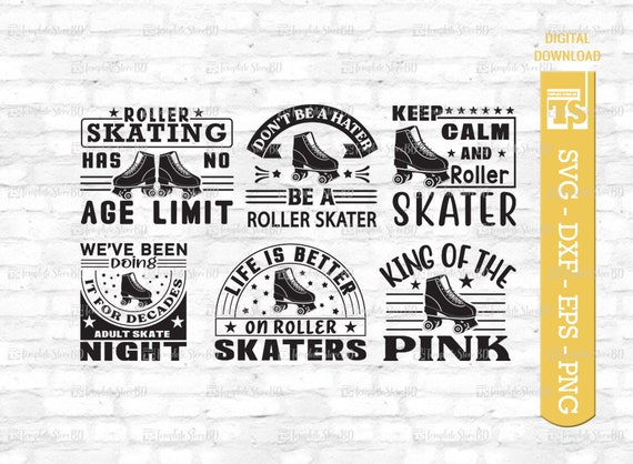Roller Skating Svg Roller Skating Bundle Svg Adult Skate - Etsy