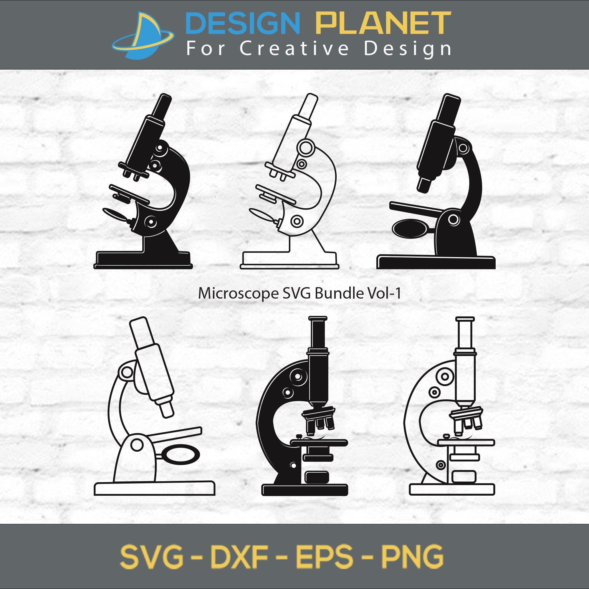 Microscope SVG Bundle, Microscope SVG, Microscope Clipart, Cut Files ...