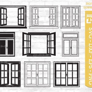 Windows Bundle Svg, Windows Svg, Window Frame Png, Casement Svg, Window ...