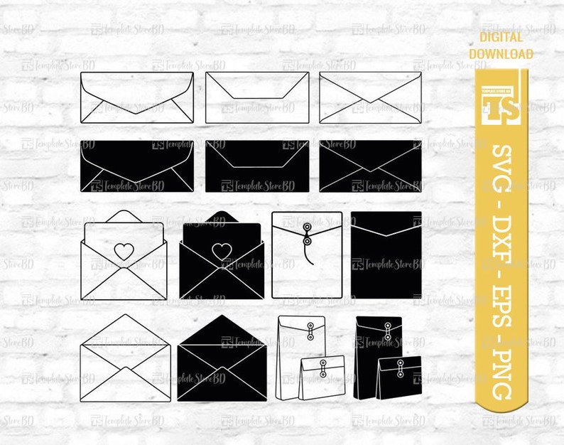 Envelope, Mail, Letter, Clip Art, Clipart, Design, Svg Files, Png Files ...