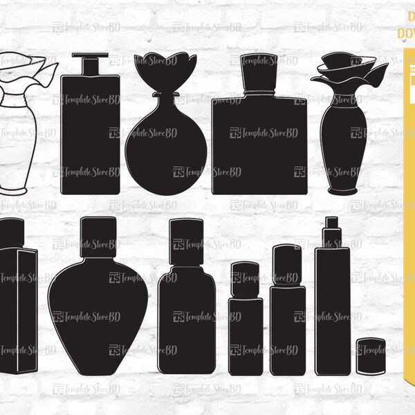 Perfume Bottle Svg - Etsy
