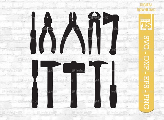 TOOLS SVG Digital Download Mechanical Tools DXF Tools | Etsy