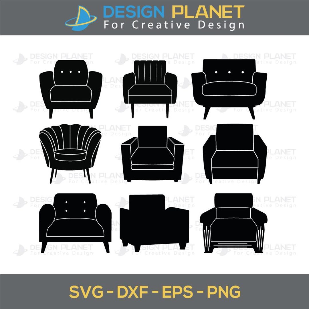Single Sofa Svg, Single Sofas Svg, Love Svg, Single, Sofa, SVG, Ai, Pdf ...