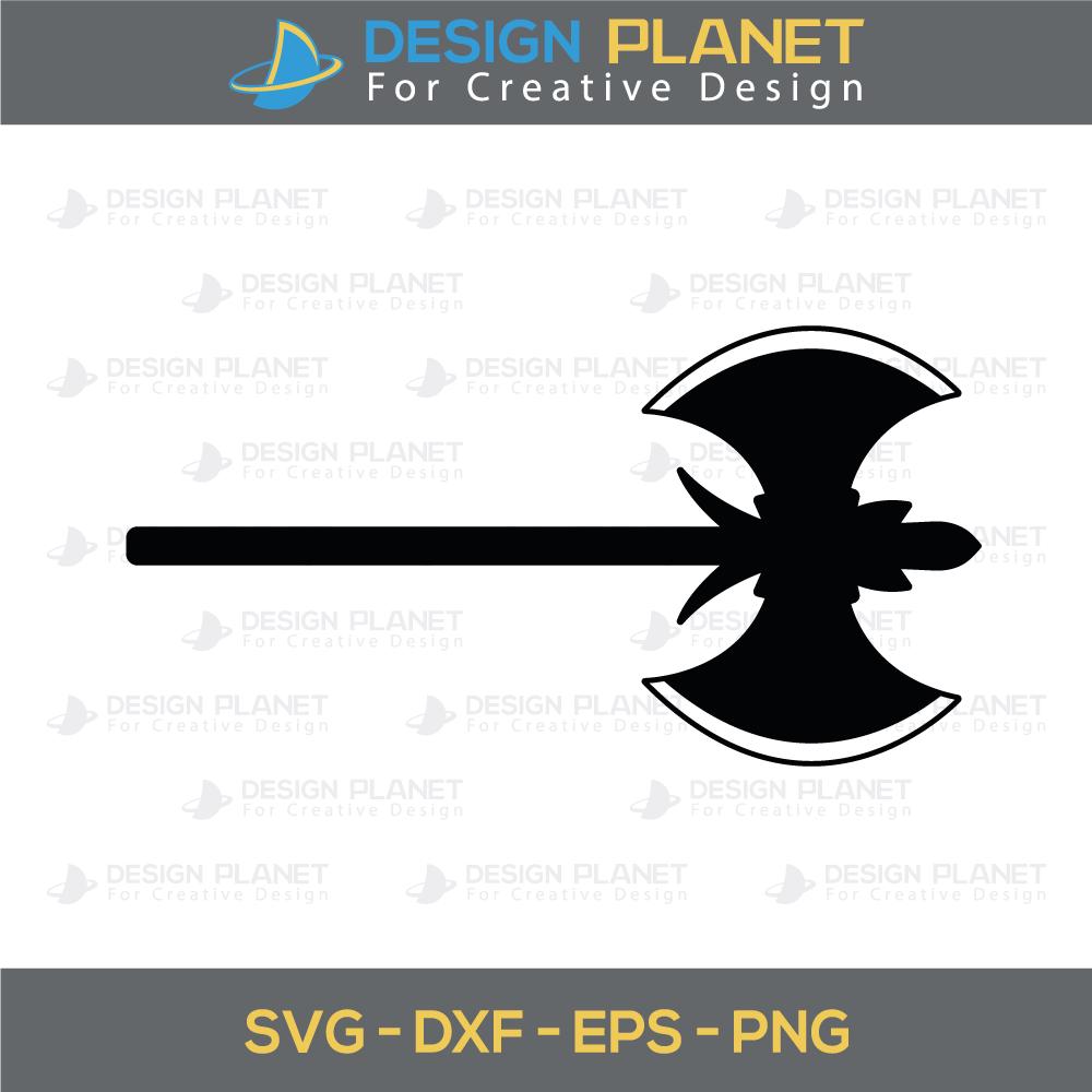 Battle Axe SVG Cut File, Svg Files for Cricut, Battle Svg, Axe Clipart ...