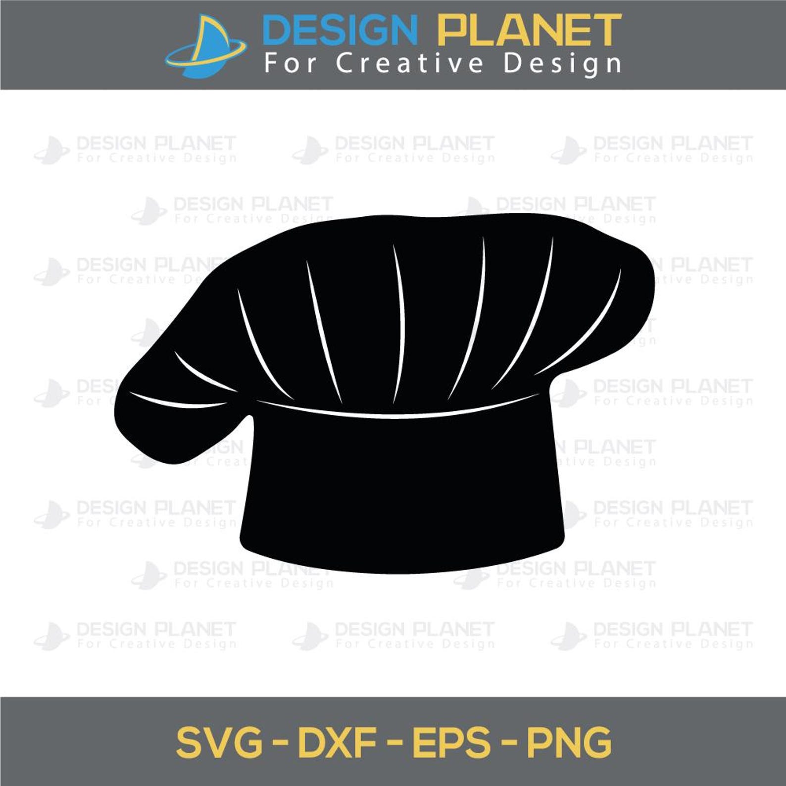 Chef Hat Svg Bundle, Chef Cap Clipart, Cook Hat Vector, Chef Hat Decal ...
