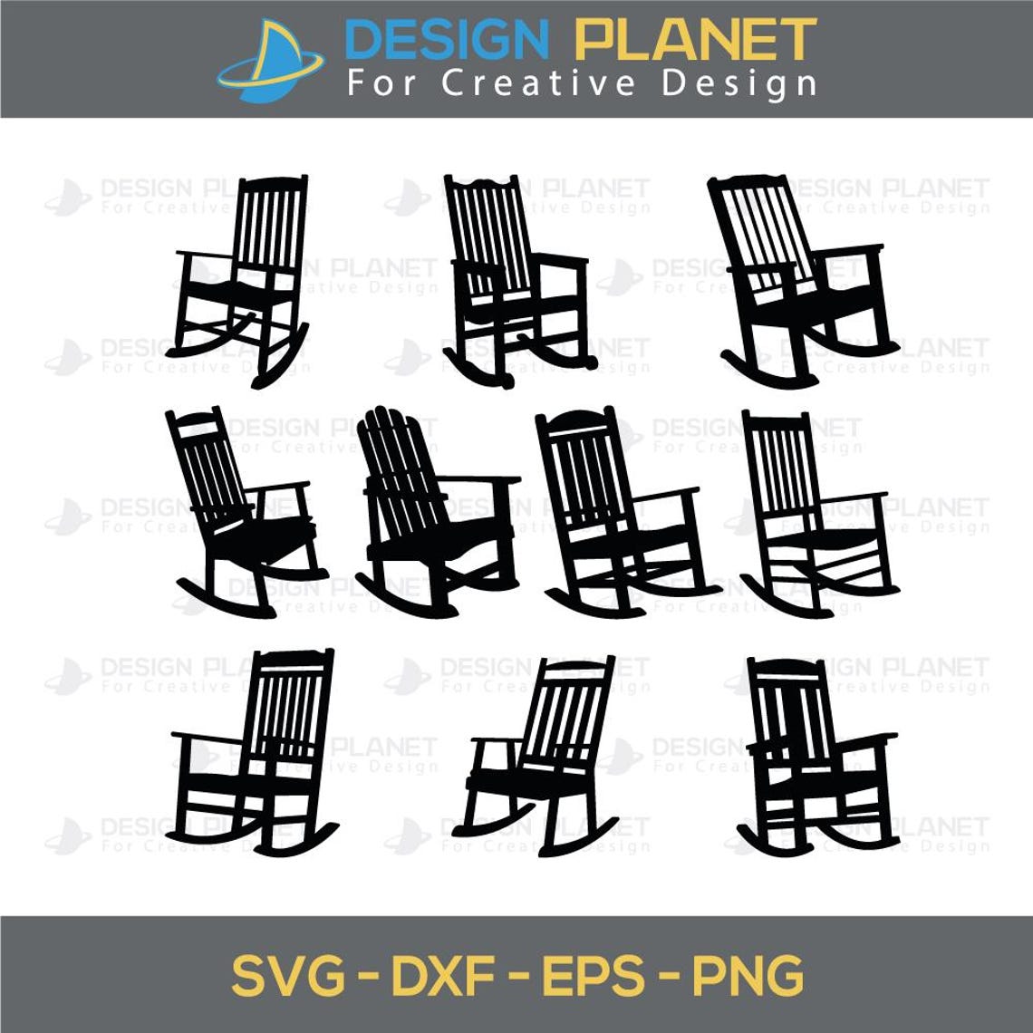 Porch Rocking Chair SVG, Chair SVG, Rocking Chair SVG, Rocking Chair ...