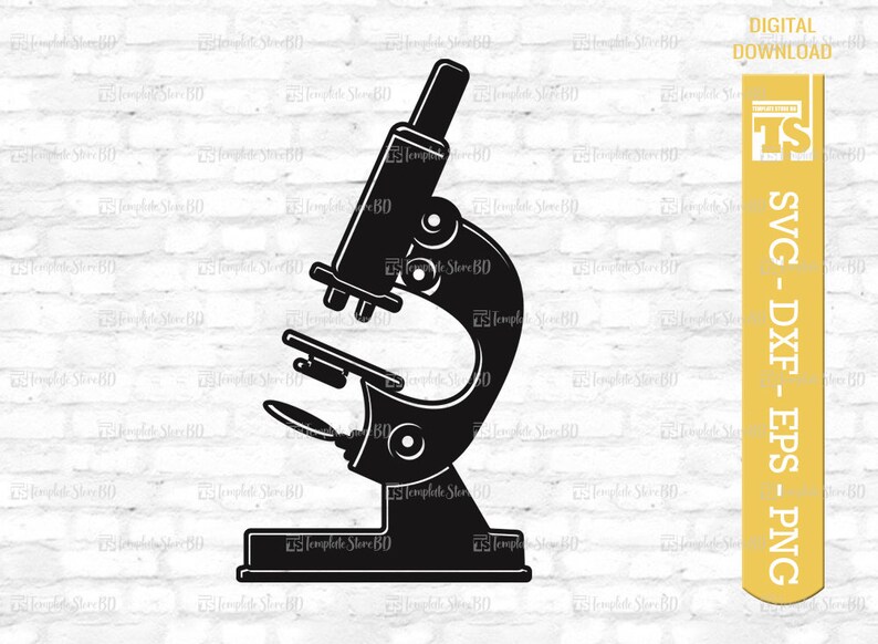 Microscope SVG Bundle, Microscope SVG, Microscope Clipart, Cut Files for Silhouette, Files for ...