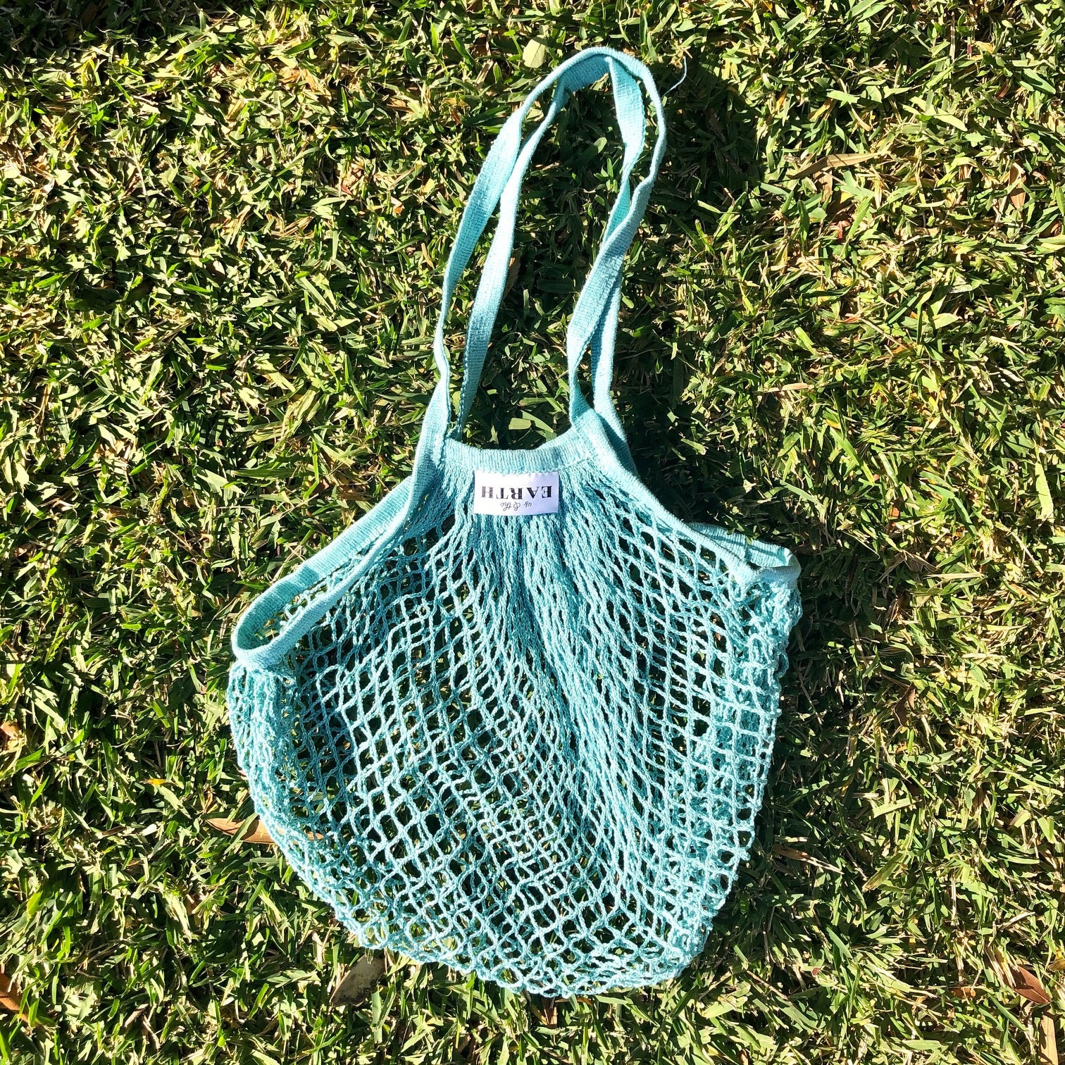 AQUA Cotton Mesh Shopping Bag 100% Organic | Lightweight & Versatile ...