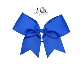 Royal Blue Cheer Bow | Etsy