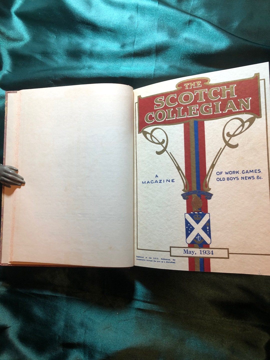 The Scotch Collegian 1934, Scotch College, Melbourne, Victoria ...